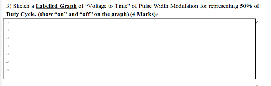 Solved 3) Sketch a Labelled Graph of “Voltage to Time” of | Chegg.com