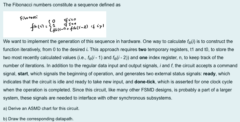 Solved The Fibonacci numbers constitute a sequence defined | Chegg.com