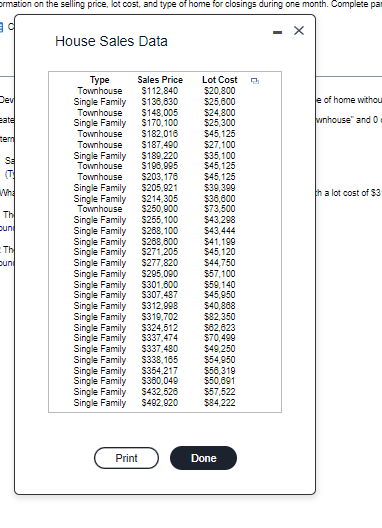 [Solved]: A national homebuilder builds single-family home