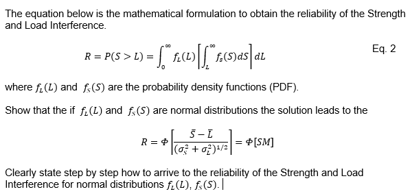 The equation below is the mathematical formulation to | Chegg.com