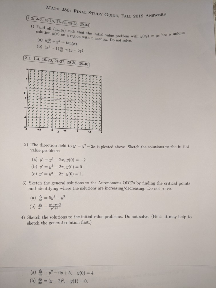 Solved my professor will not be giving an answer key to the | Chegg.com