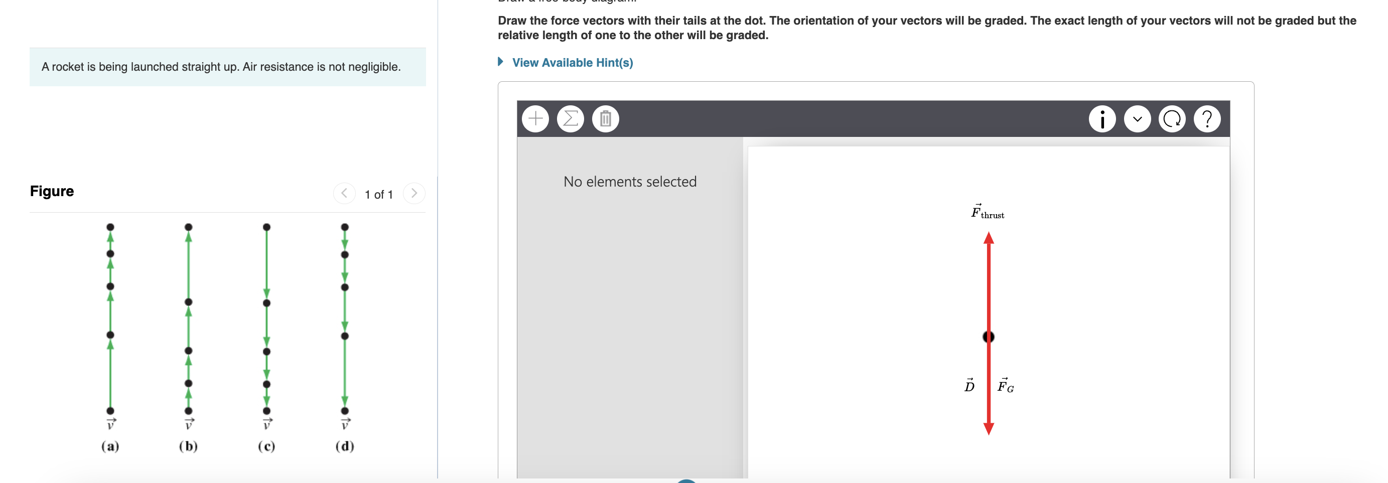 Solved Draw the force vectors with their tails at the dot. | Chegg.com