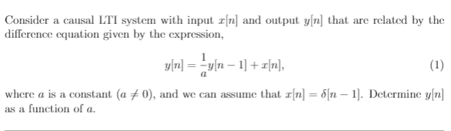 Solved PLEASE DO NOT USE LAPLACE / Z / FOURIER TRANSFORMS TO | Chegg.com