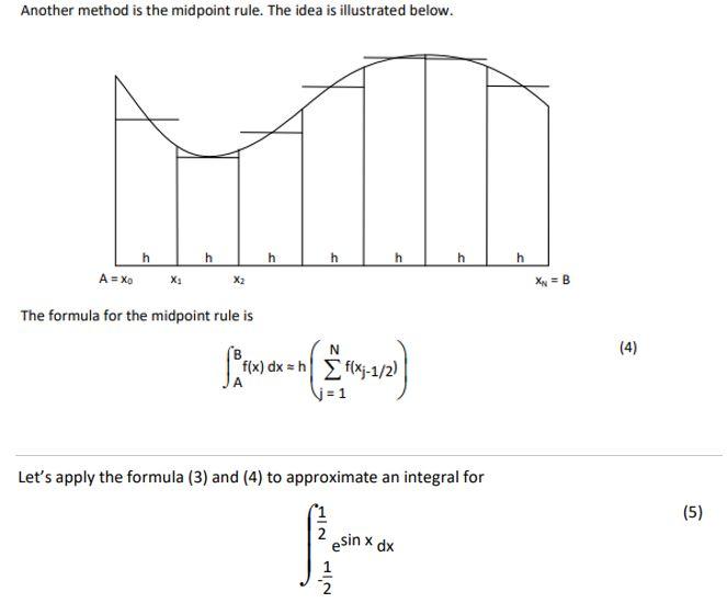Solved 4. (25 points) Using Excel to implement the trapezoid | Chegg.com