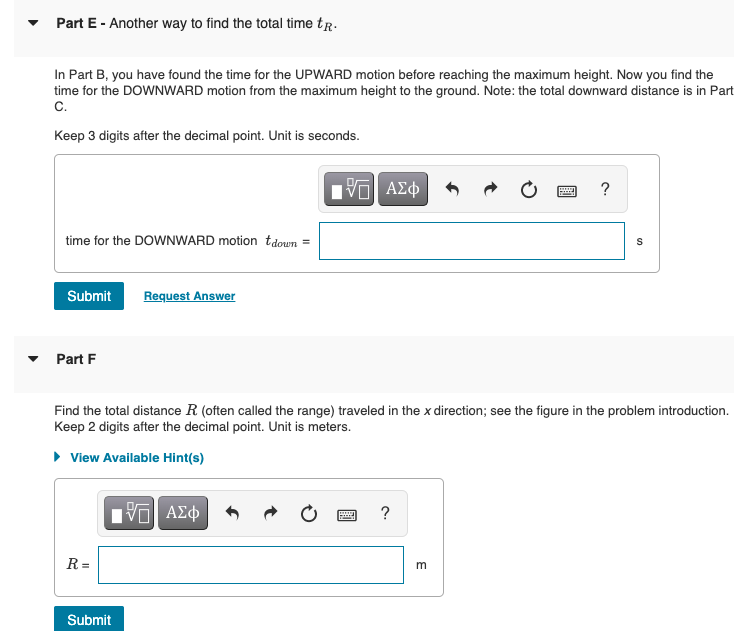 Solved Part Find the maximum height above the GROUND Level | Chegg.com