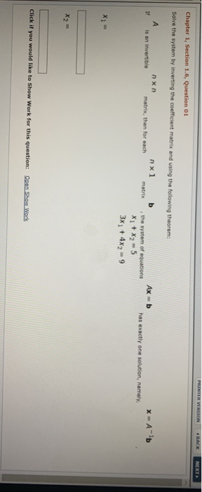 Solved PRINTER VERSION BACK NEXT Chapter 1, Section 1.6, | Chegg.com