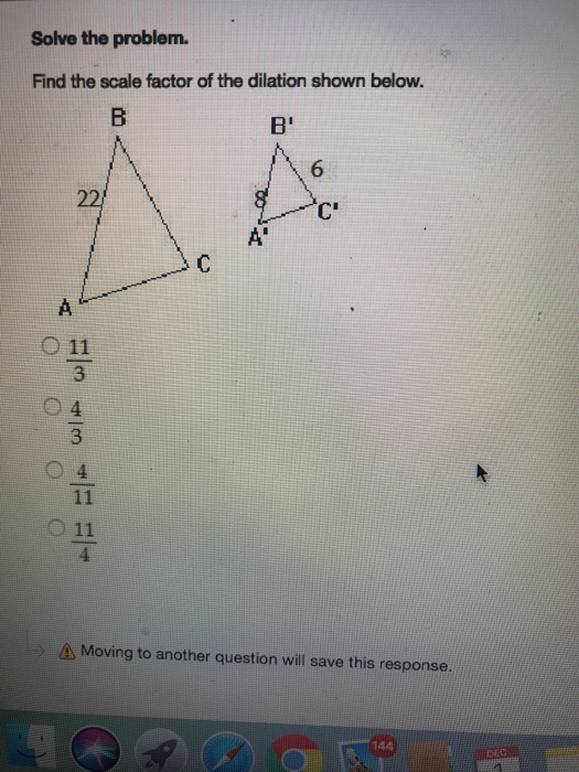 Solved Solve the problem. Find the scale factor of the | Chegg.com