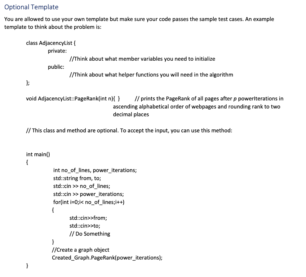 Solved Simplified PageRank Algorithm In late 90's as the | Chegg.com