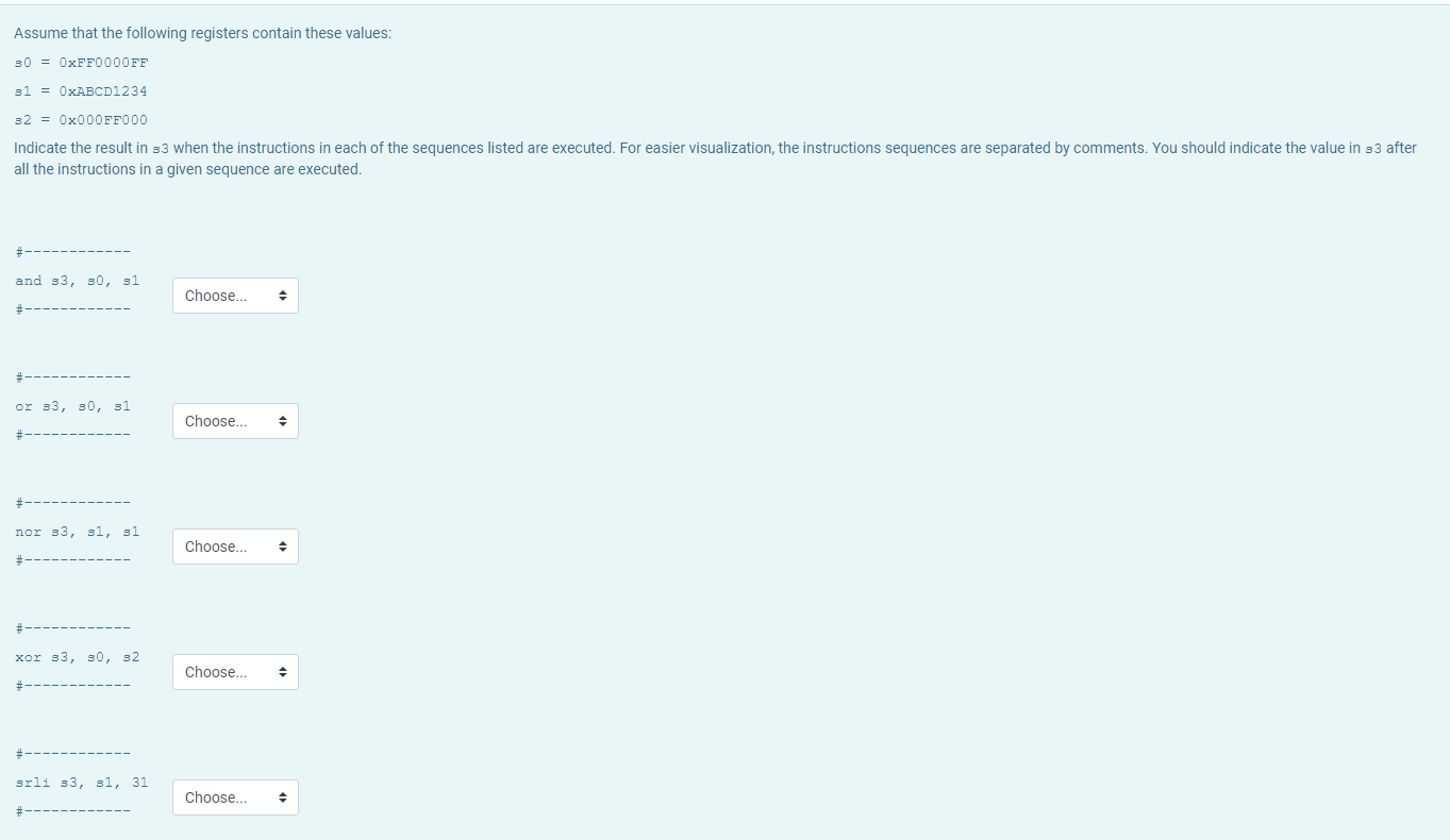 Solved Assume that the following registers contain these | Chegg.com