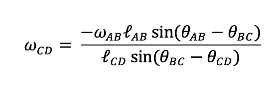 Solved For the instant shown, link CD is in the vertical | Chegg.com
