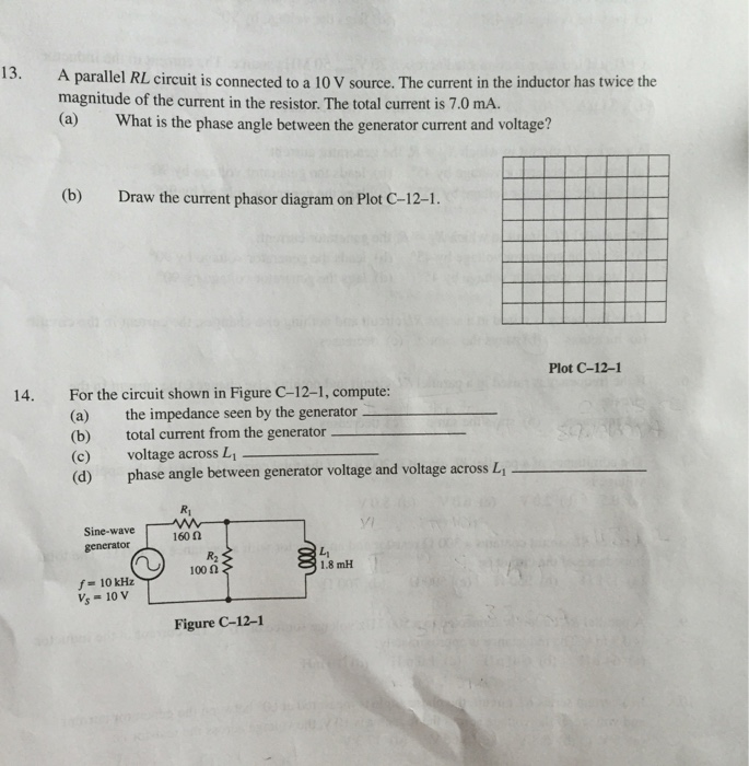 Solved A parallel RL circuit is connected to a 10 V source. | Chegg.com