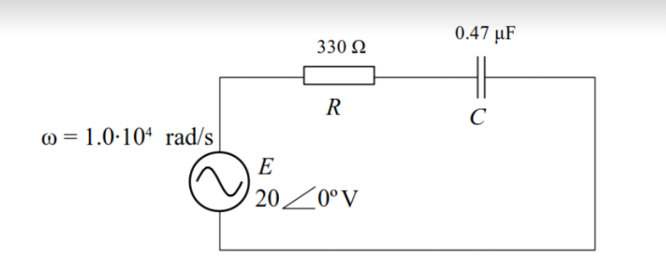 Solved An RC circuit is connected to an AC power source | Chegg.com