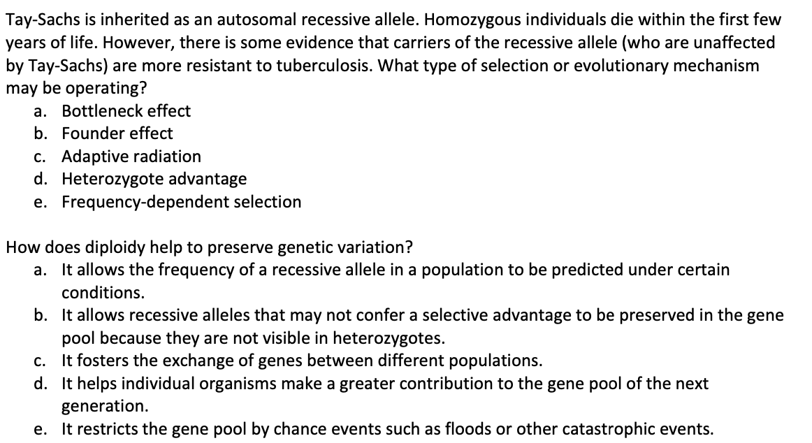 Solved Tay-Sachs is inherited as an autosomal recessive | Chegg.com