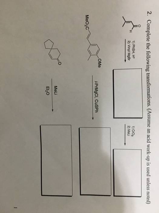 Solved 2. Complete the following transformations. (Assume an | Chegg.com