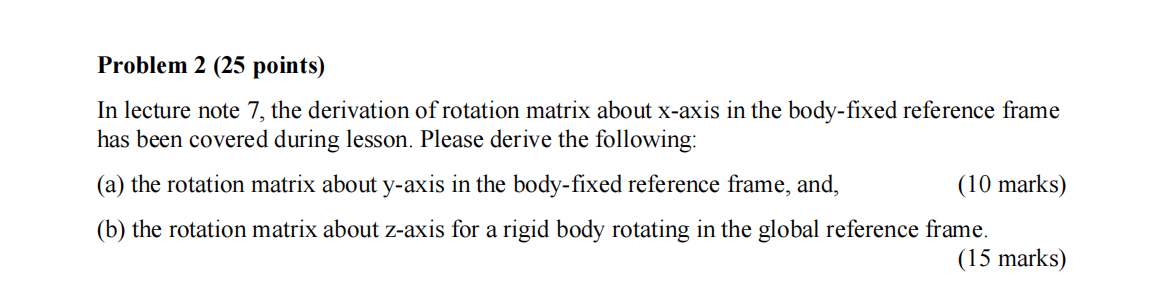 Problem 2 (25 ﻿points)In lecture note 7, ﻿the | Chegg.com