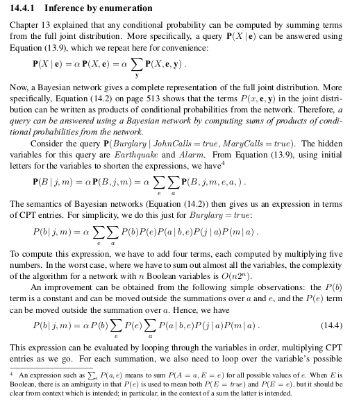 Solved Consider The Variable Elimination Algorithm Pg 524