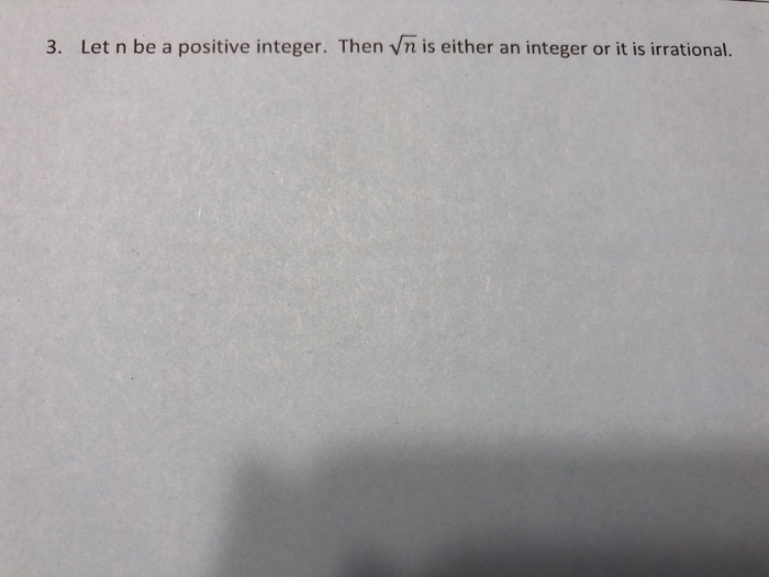 Solved 3. Let n be a positive integer. Then Vn is either an | Chegg.com