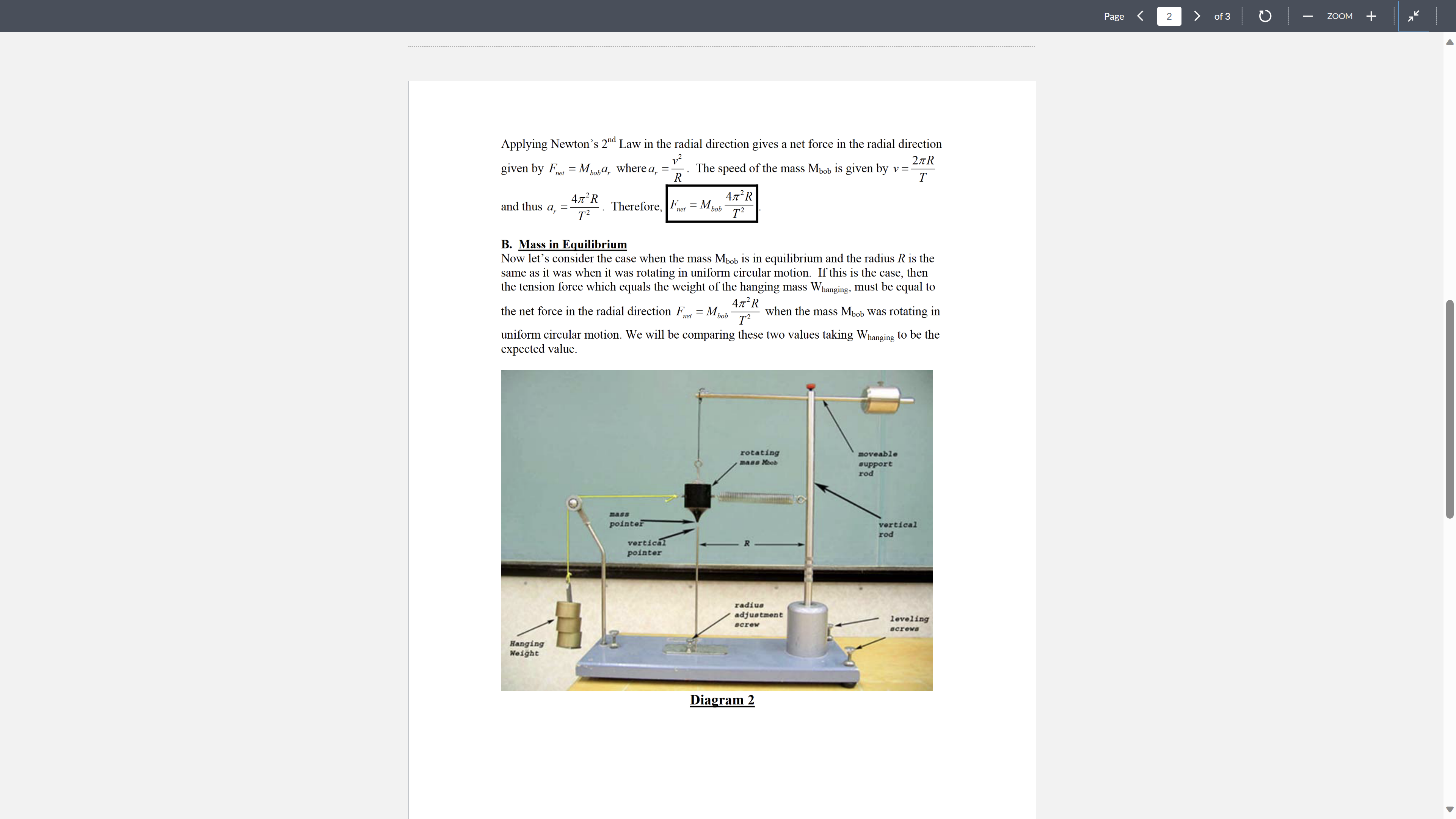 OBJECTIVE 1. To calculate the net force on an object | Chegg.com