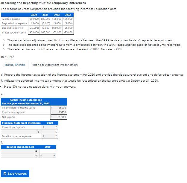 Solved Recording and Reporting Multiple Temporary | Chegg.com