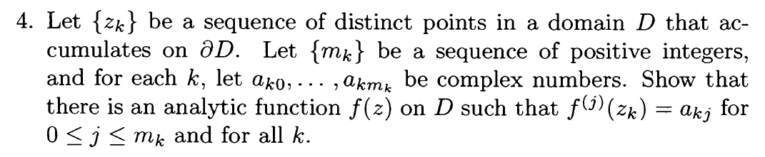 Solved This is an application of Runge Theorem. Problem | Chegg.com
