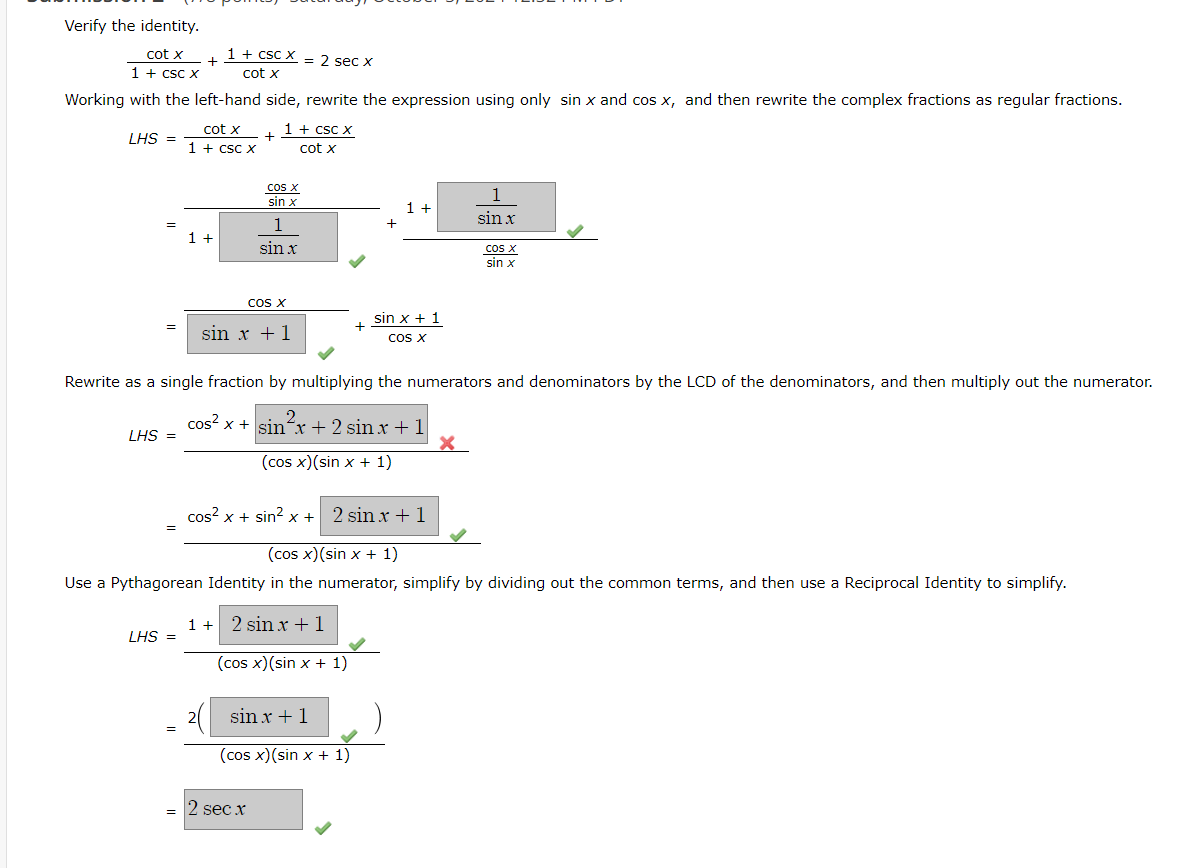 I keep getting the same part wrong on my homework. I | Chegg.com