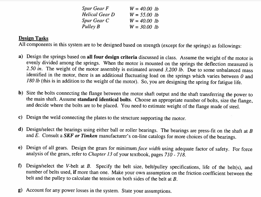 Solved Design Project Statement Your design team is to | Chegg.com