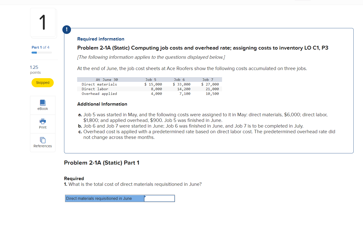 Solved 1 Part 1 of 4 Required information Problem 2-1A | Chegg.com