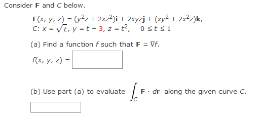 Solved Consider F and C below. | Chegg.com