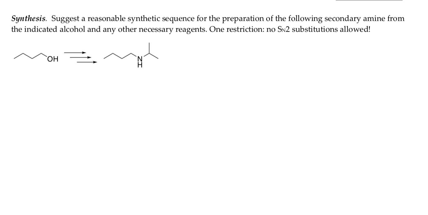 Solved Synthesis. Suggest a reasonable synthetic sequence | Chegg.com Solved Synthesis. Suggest a reasonable synthetic sequence | Chegg.com