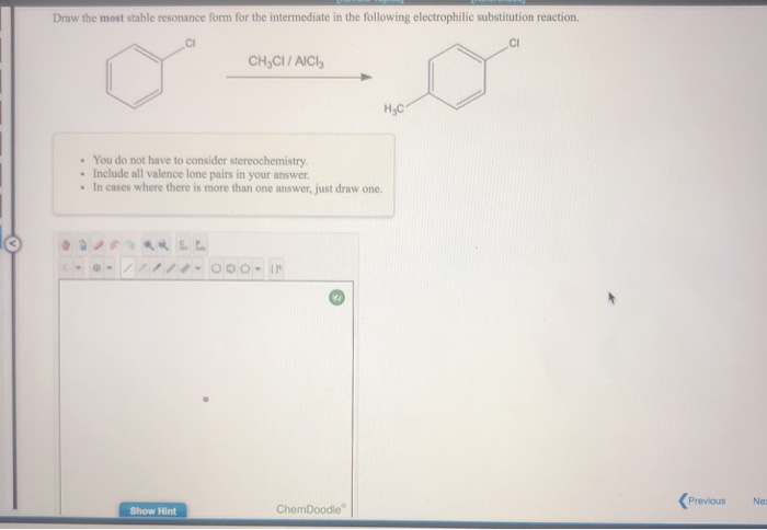 Solved Draw the most stable resonance form for the | Chegg.com