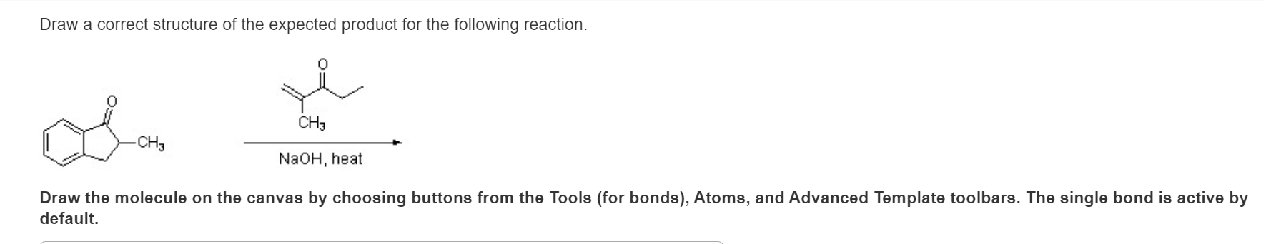 Solved Draw A Correct Structure Of The Expected Product For