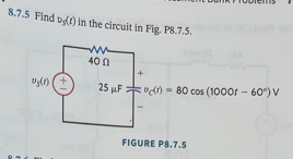Solved 8.7.5 Find b3(t) in the circuit in Fig. P8.7.5. | Chegg.com