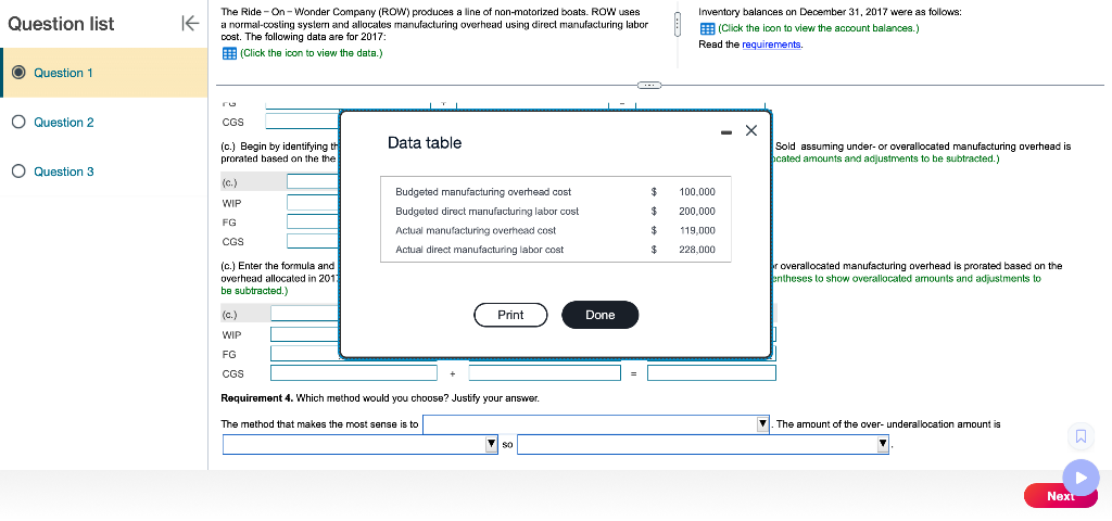 Solved The Ride - On - Wonder Company (ROW) produces a line | Chegg.com