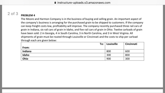 Solved instructure-uploads.s3.amazonaws.com of 3 PROBLEM 4 | Chegg.com
