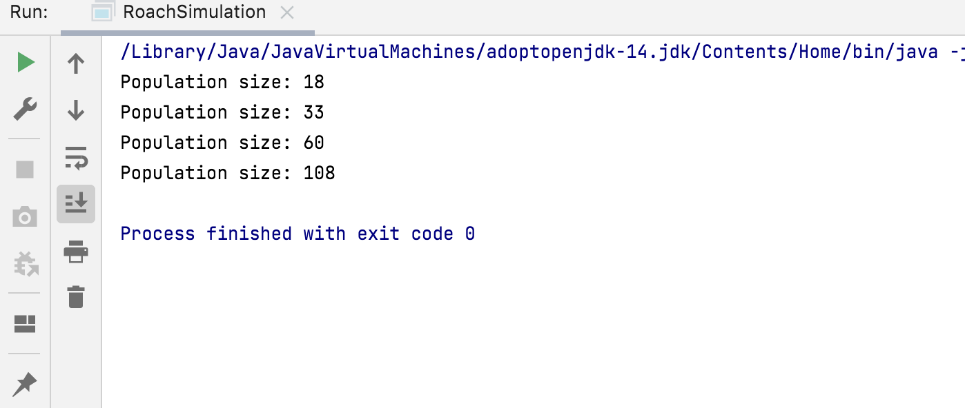Solved Implement A Class Roachpopulation That Simulates The 0483