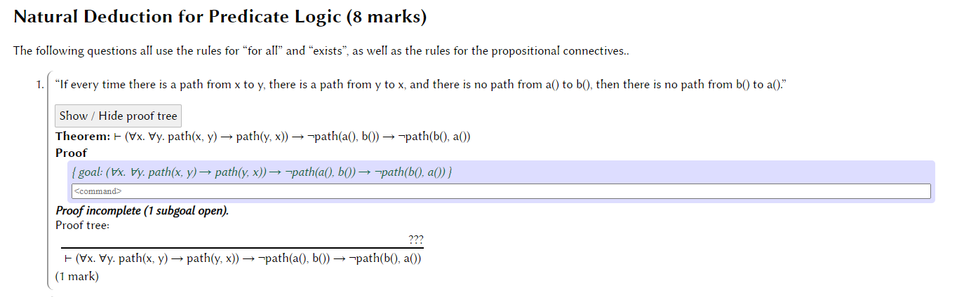 Solved How to use the proof editor (updated for Predicate | Chegg.com