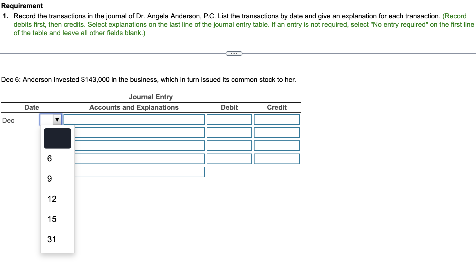 Solved More into \begin{tabular}{|c|c|} \hline Dec 6 & | Chegg.com
