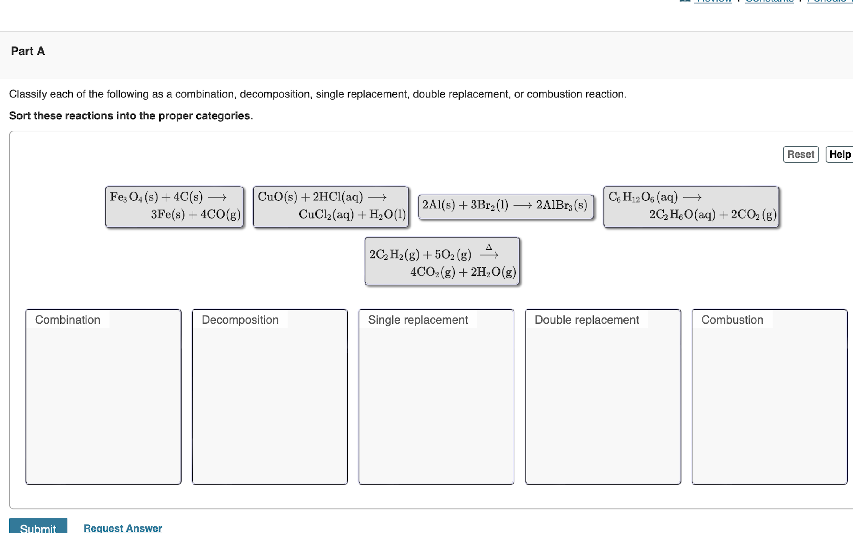 Solved Classify each of the following as a combination, | Chegg.com