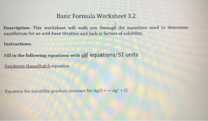 Basic Equations Worksheet - Preschool Printable Sheet