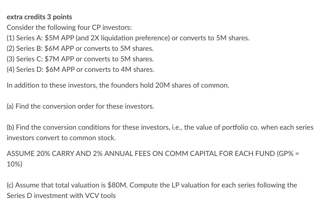 Solved extra credits 3 points Consider the following four CP | Chegg.com
