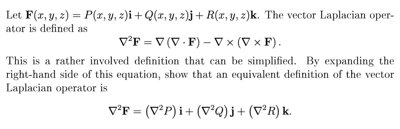 Solved 2 2 = . Let F(x, y, z) = P(x, y, z)i +Q(x, y, z)j + | Chegg.com