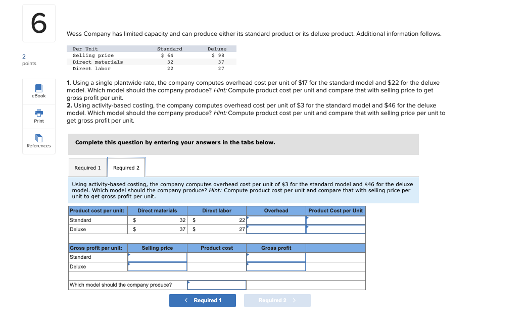 Solved Azule Company manufactures in two sequential | Chegg.com