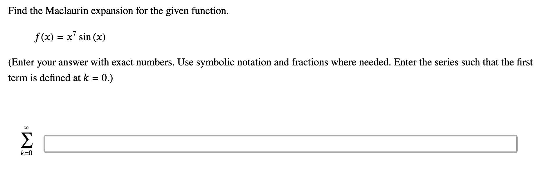 Solved Determine the interval of convergence. (Use symbolic | Chegg.com