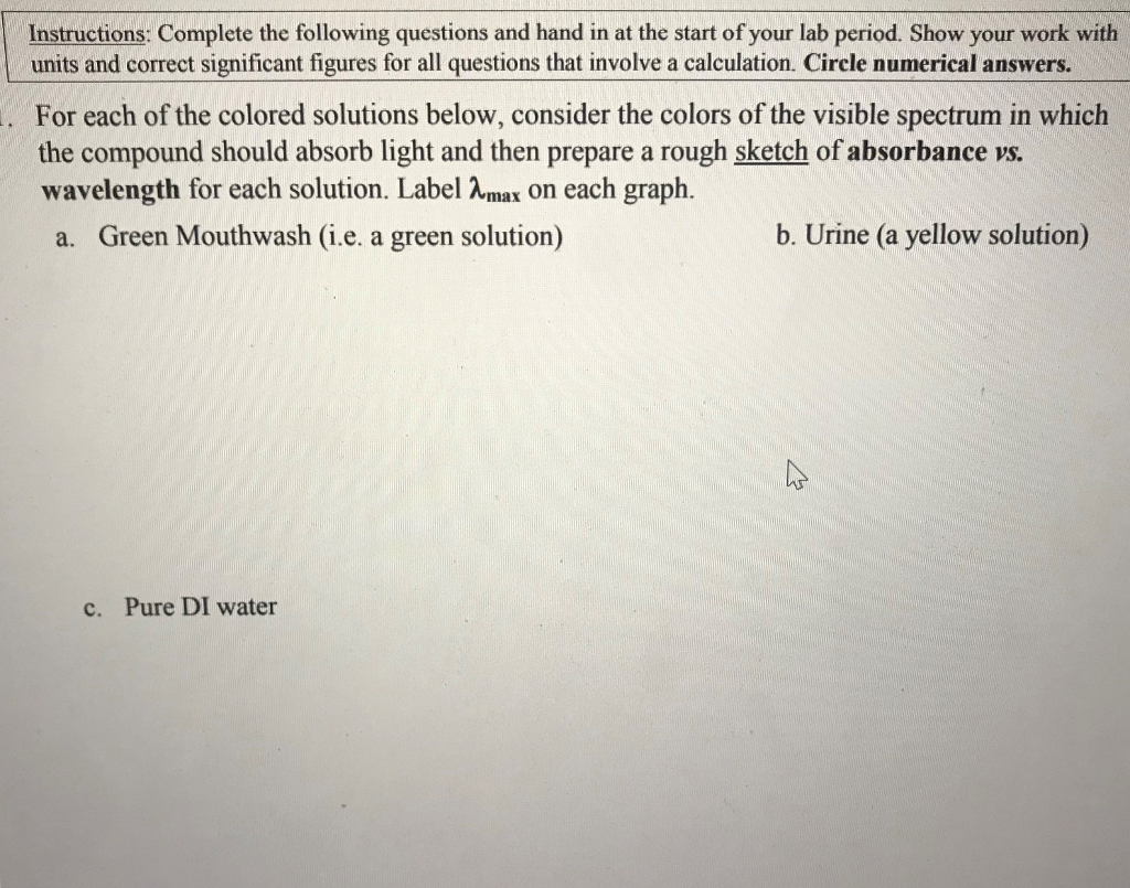 Solved Instructions: Complete the following questions and | Chegg.com