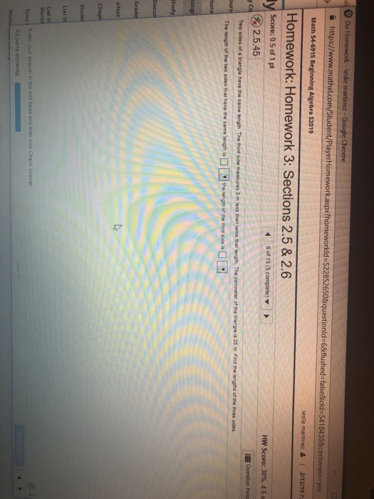 Solved 5228526 yes Math 54-6915 Homework: Homework 3: | Chegg.com