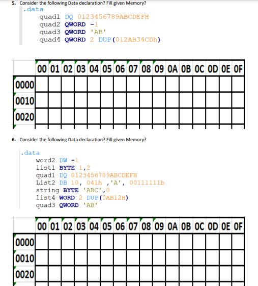 5. Consider the following Data declaration? Fill | Chegg.com