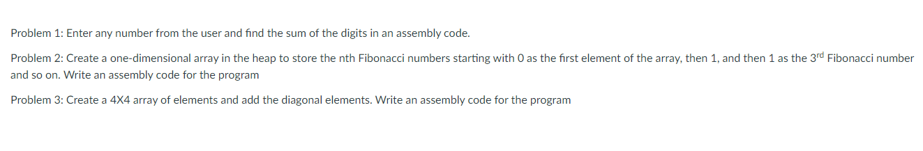 Problem 1: Enter any number from the user and find | Chegg.com