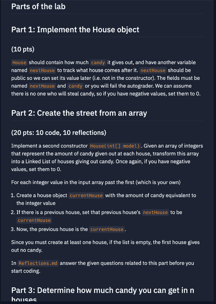 Solved Linked Lists and Halloween Background You are | Chegg.com