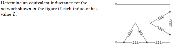 Solved Determine an equivalent inductance for the network | Chegg.com