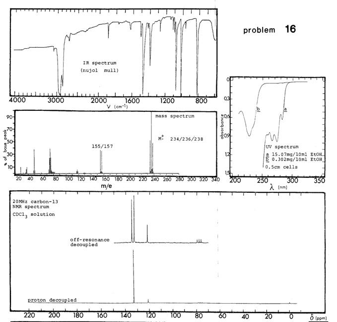 Solved problem 16 IR spectrum (nujol null) 4000 3000 031 | Chegg.com